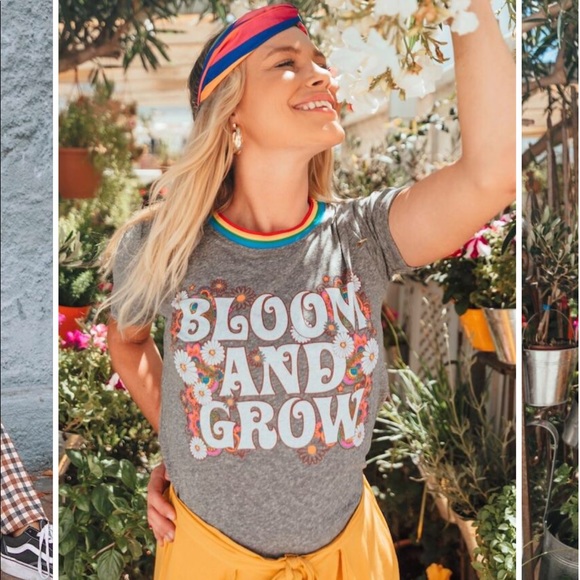 Life Clothing Co | Tops | Bloom Grow Sunkist Tee | Poshmark